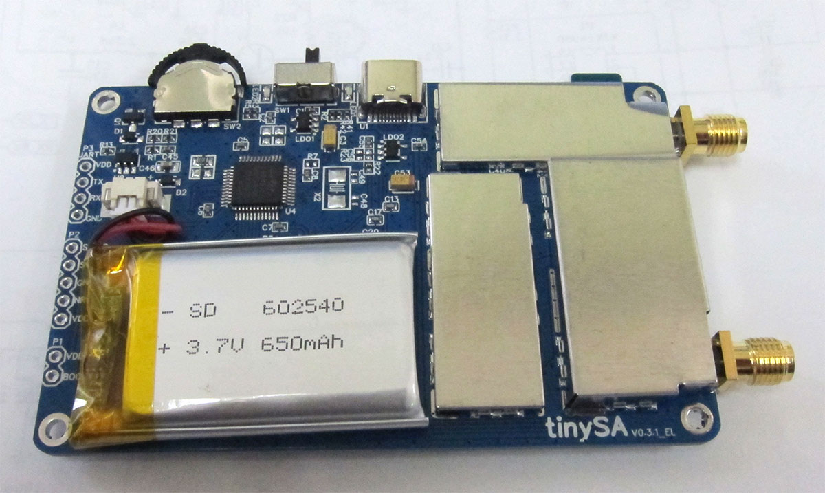 tinySAの本物をゲットできました | E-craft 電子工作室